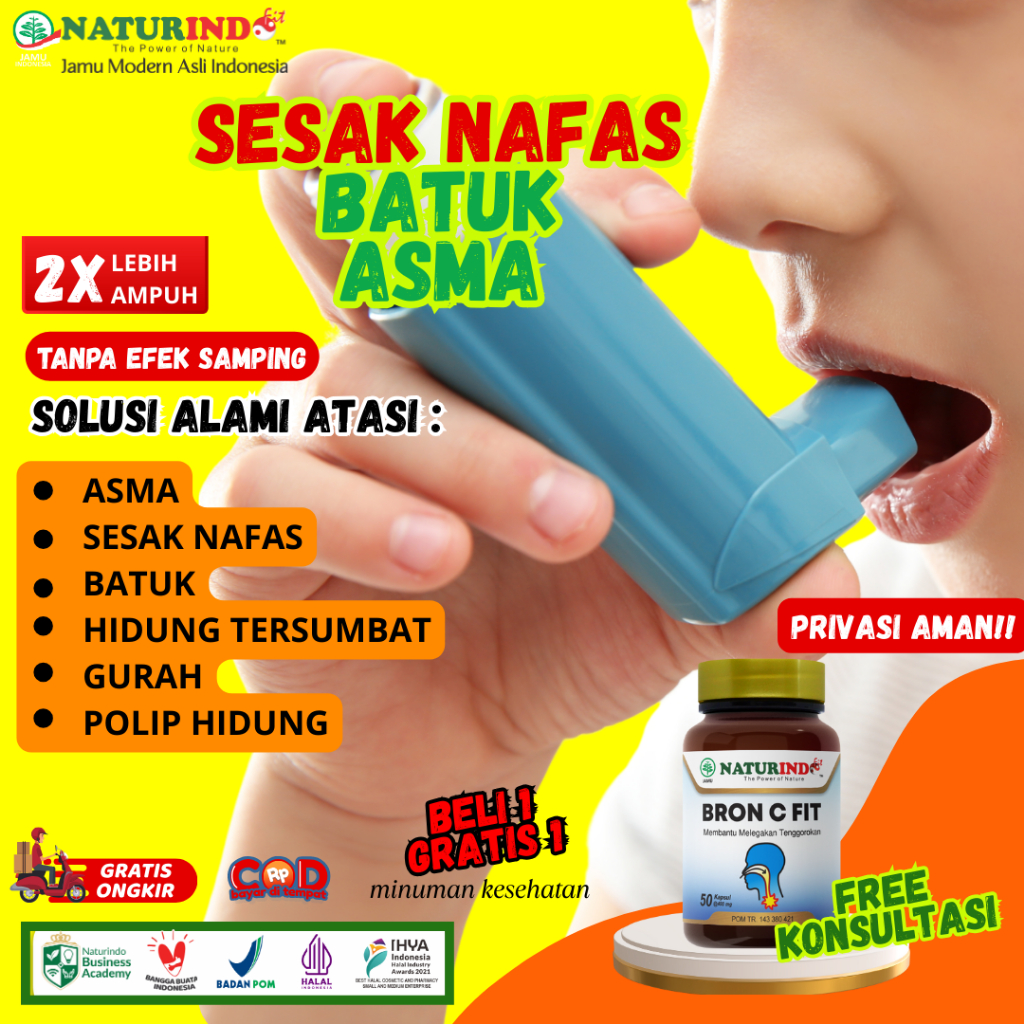 Jual Obat Asma Sesak Nafas Hidung Mampet Batuk Kering Berdahak Gurah ...