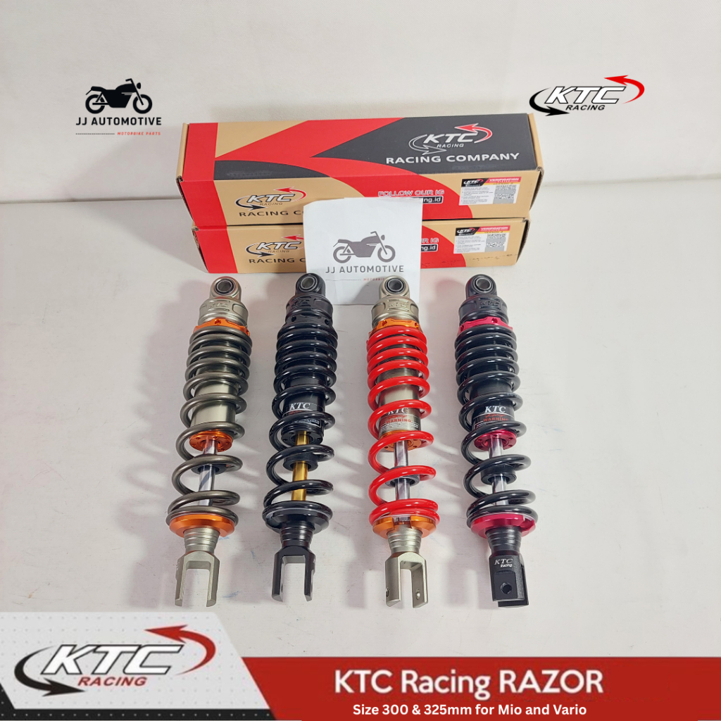 Jual Shock KTC Razor Mio Vario Beat Scoopy 300mm 325mm KTC Racing ...