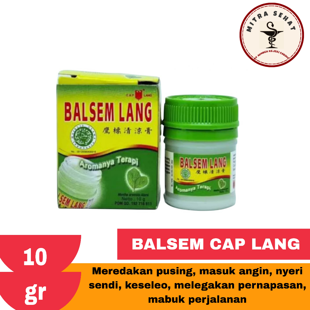 Jual Balsem Cap Lang (10 Gram) - Untuk Membantu Meringankan Masuk Angin ...