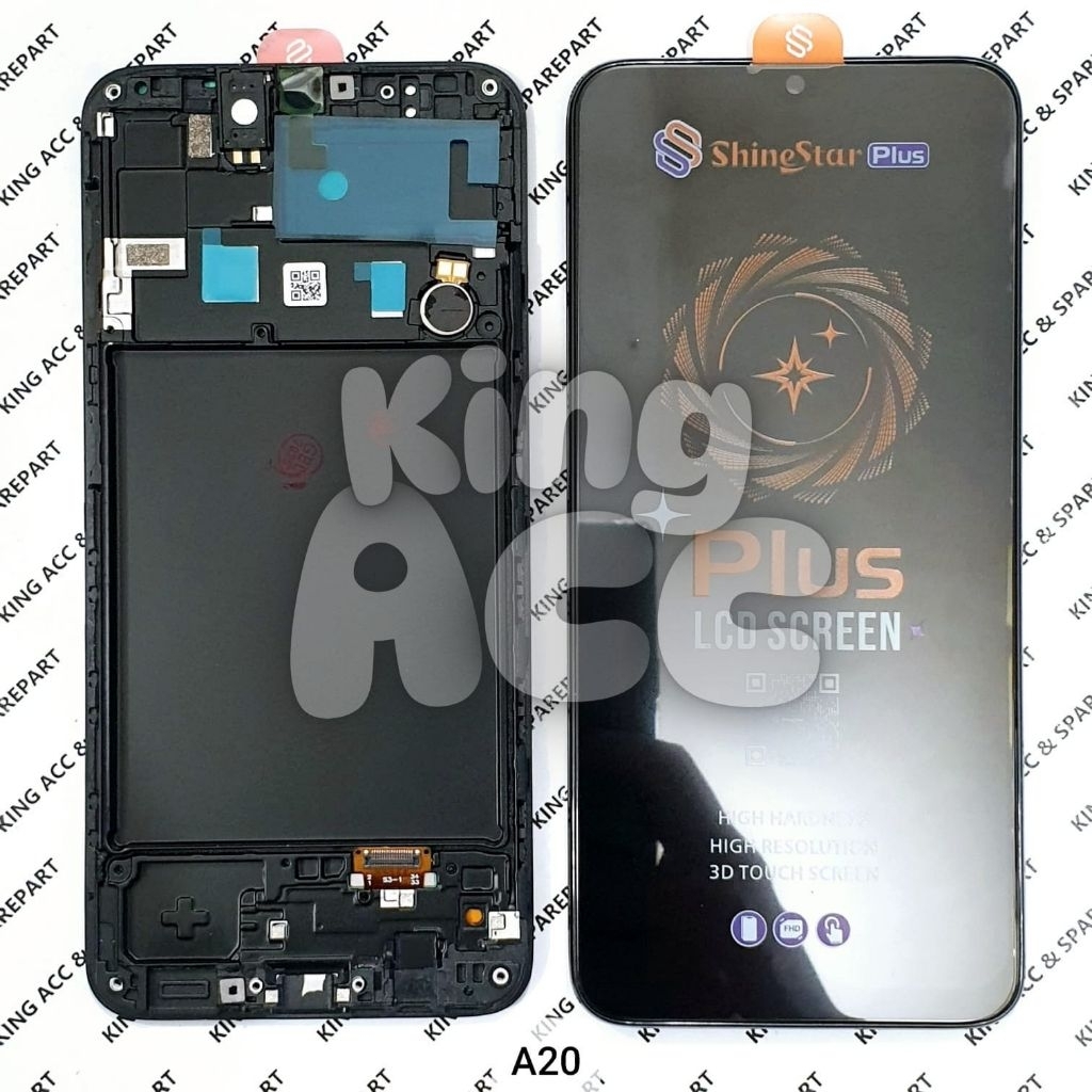 Jual SHINESTAR LCD TOUCHSCREEN + FRAME SAMSUNG GALAXY A20 / A205F BLACK SHINESTAR FULLSET ...
