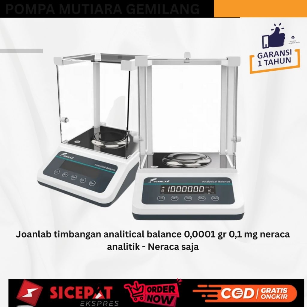 Jual Joanlab timbangan analitical balance 0,0001 gr 0,1 mg neraca ...