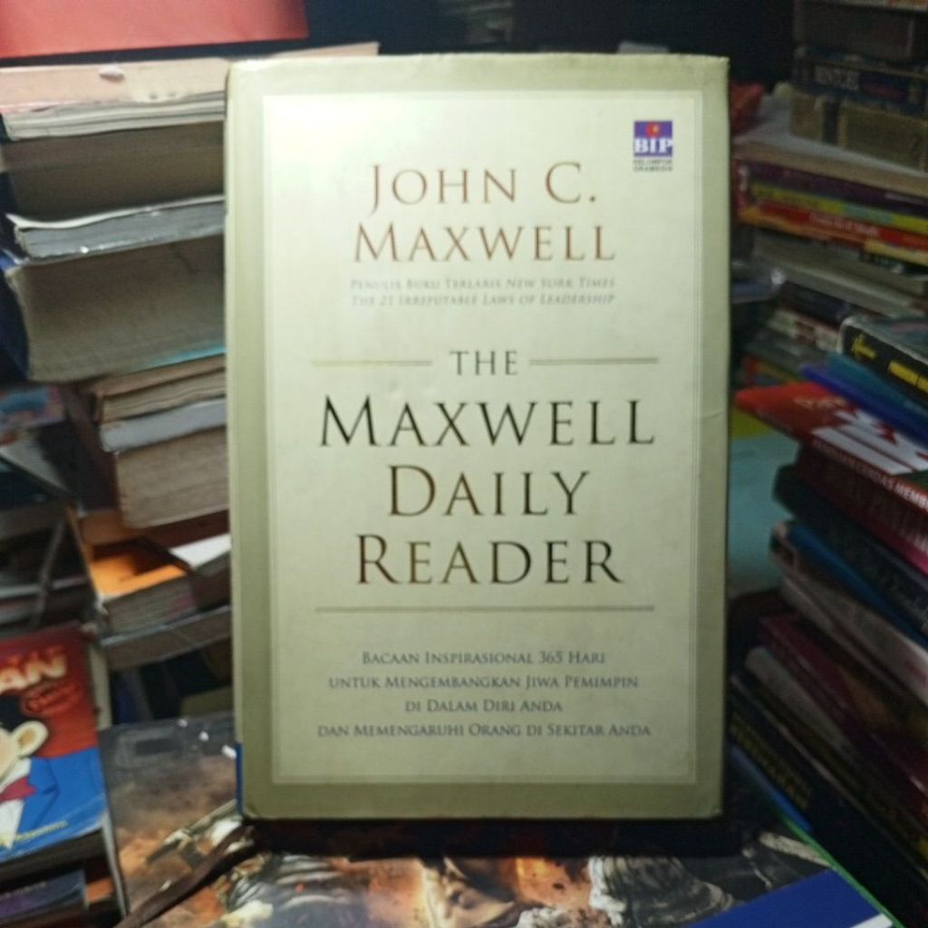 Jual buku, THE MAXWELL DAILY READER, Kondisi baik, bahasa Indonesia ...