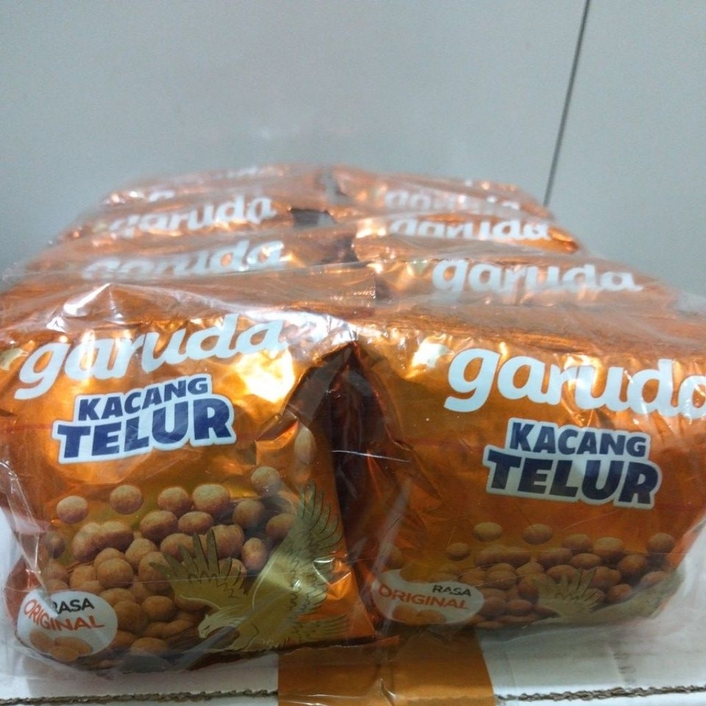 Jual Kacang Telur Garuda Rasa Original ( isi 20 bungkus) | Shopee Indonesia