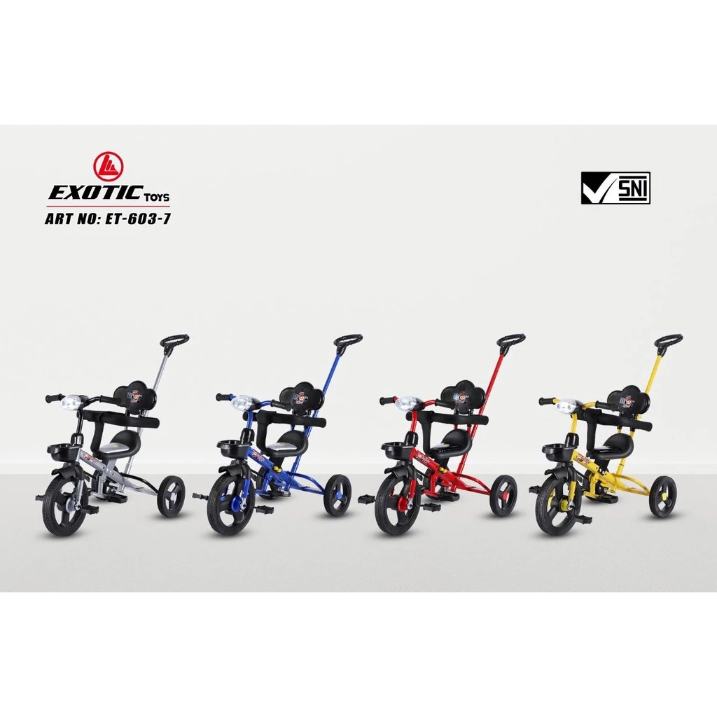 Jual SEPEDA ANAK RODA TIGA EXOTIC TRICYCLE ET-603-7 BABY SHARK ...
