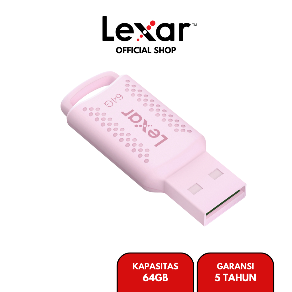 Jual Lexar Flashdisk Jumpdrive V400 Usb 3.0 Flash Drive - 64GB Pink ...