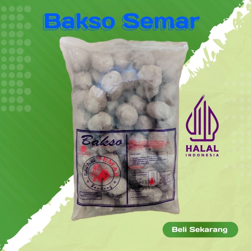 Jual BAKSO SAPI SUPER KECIL CAP SEMAR ISI 50 | Shopee Indonesia