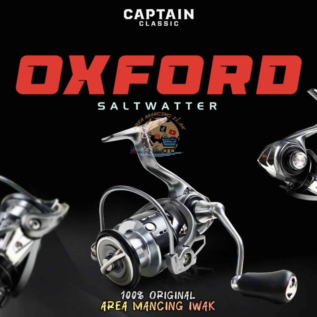 Jual Reel CAPTAIN OXFORD SW 1000 2000 3000 4000 6000 - Power Handle ...