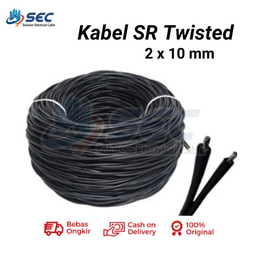 Jual Kabel Twisted 2x10 mm / Kabel SR 2x10 / Kabel Twist SR 2 x 10mm ...