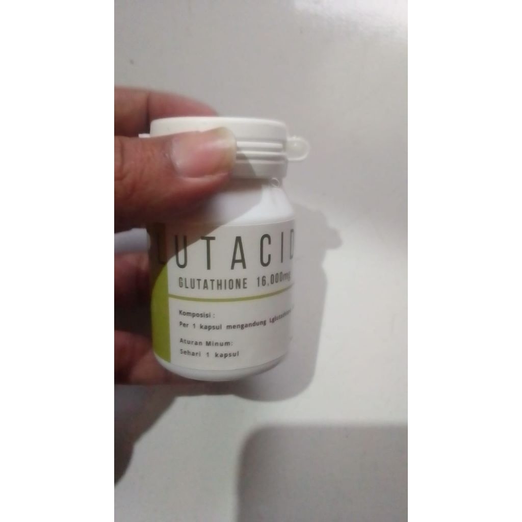 Jual glutacid glutathione whitening booster 30 kapsul bpom asli ...