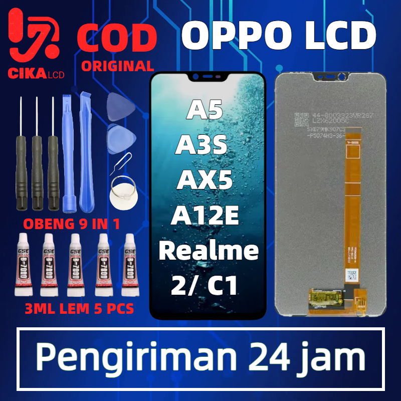 Jual 【ASLI 100%】LCD OPPO A5/A3S/AX5 + REALME C1/2 FULLSET TOUCHSCREEN GARANSI 1 TAHUN | FREE ...