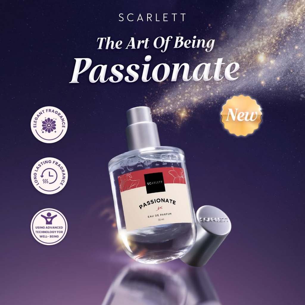 Jual Scarlett Parfum Passionate 30ml | Parfum Wanita Tahan Lama Wangi ...