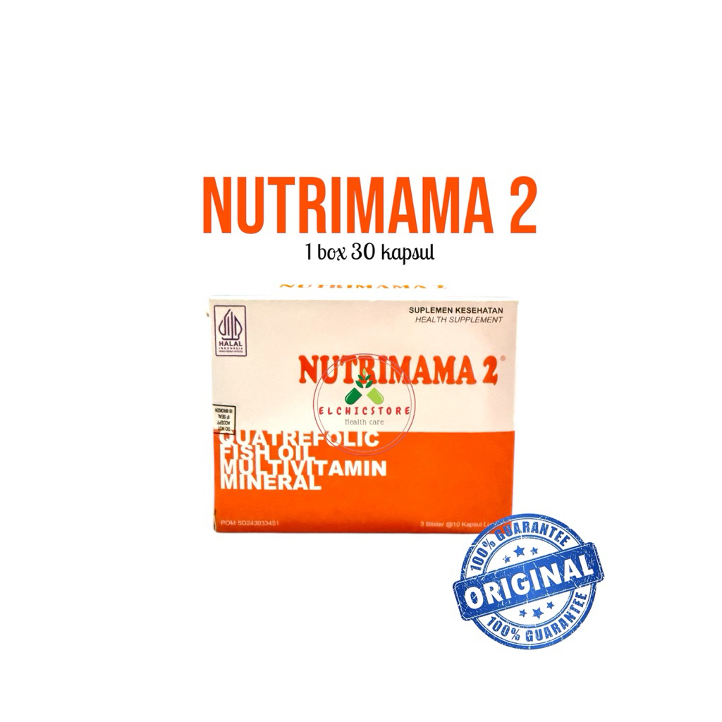 Jual NUTRIMAMA 2 VITAMIN NUTRISI IBU HAMIL TRIMESTER 2 | Shopee Indonesia