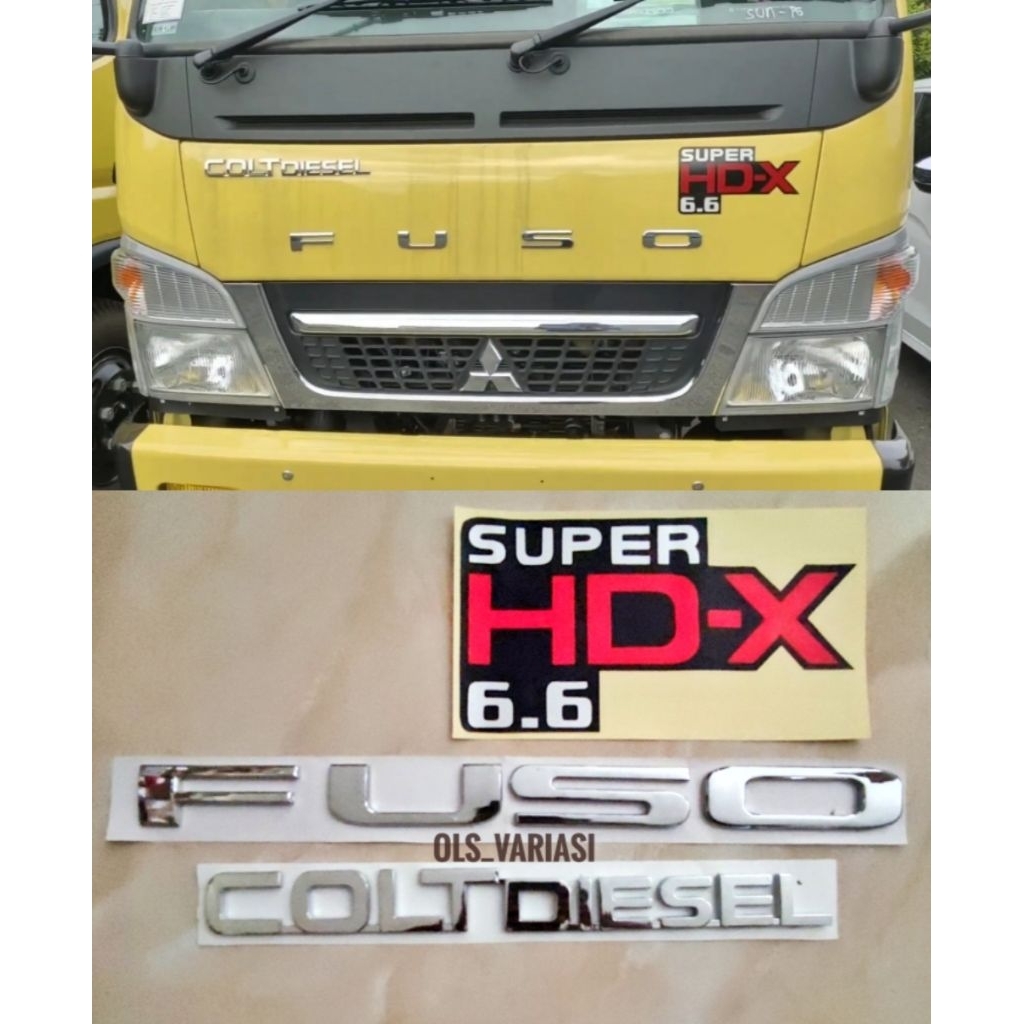 Jual Emblem Fuso canter / Logo Fuso canter / Emblem Colt Diesel / Logo ...