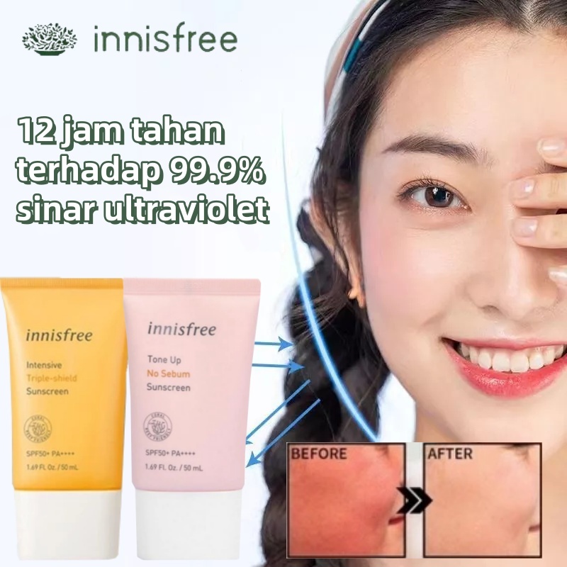 Jual 【COD ORI】 Innisfree Sunscreen Intensive Triple Shield Sunscreen SPF50+ PA++++ 50ML / Triple ...