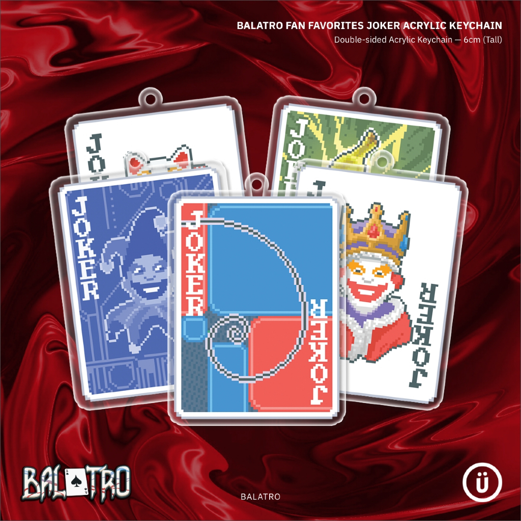 Jual Balatro FAN FAVORITES - Joker Card Two-Sided Design Acrylic ...