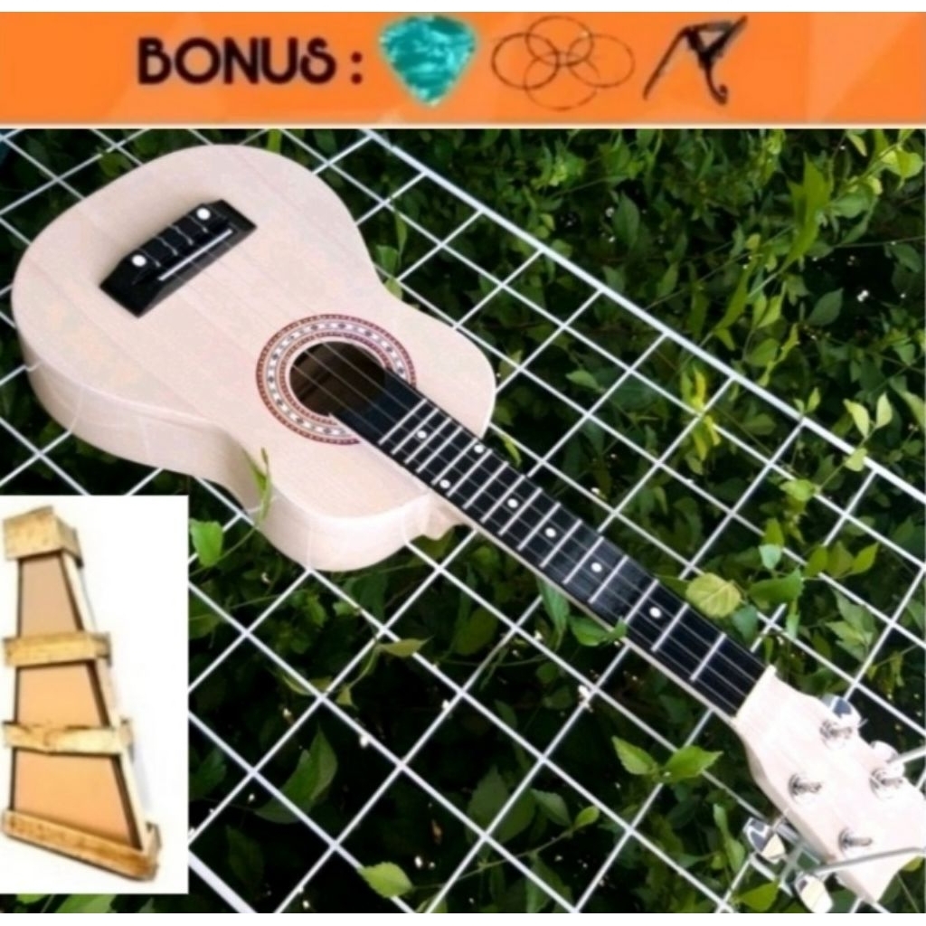 Jual PAKET KOMPLET UKULELE SENAR4 PACKING KAYU*/ PROMO UKU LELE ...