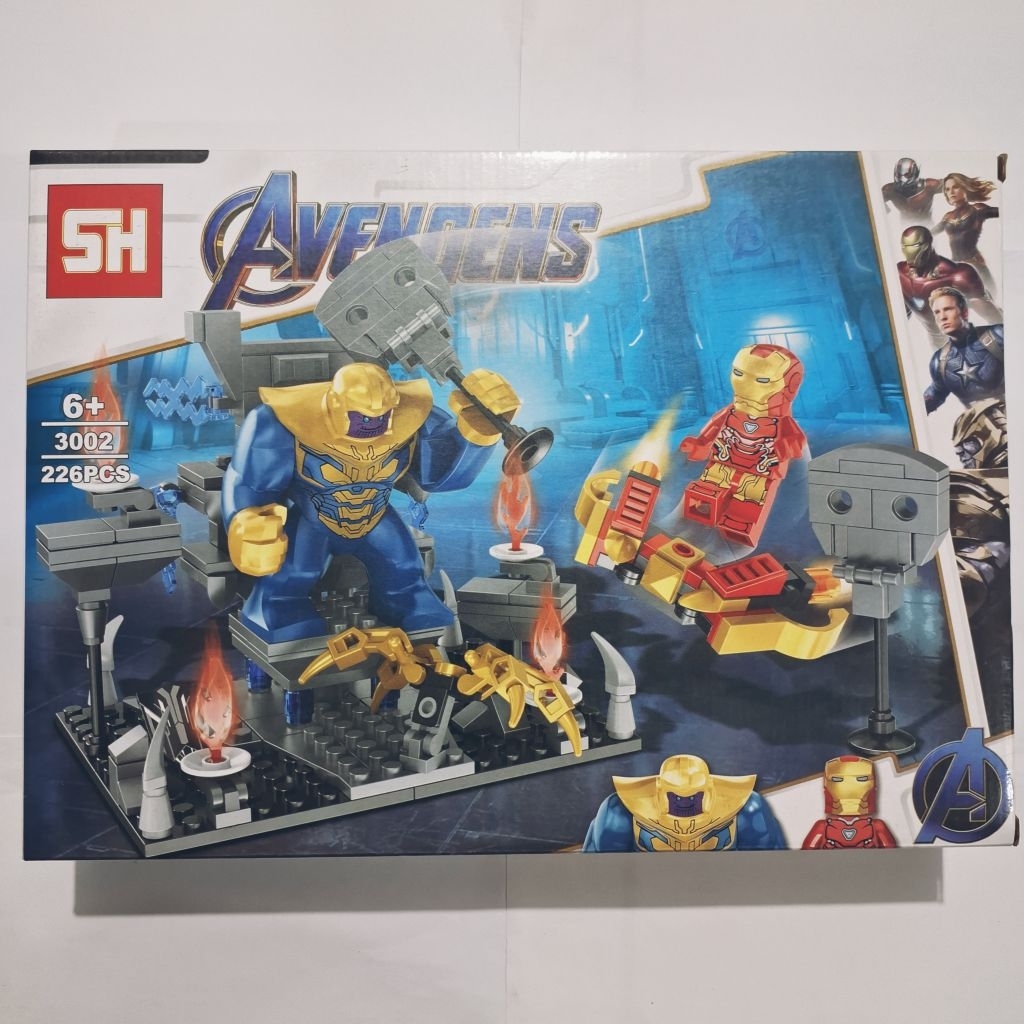 Jual Mainan Building Blocks Heroes Iron Man - Thanos End Game Infinity ...