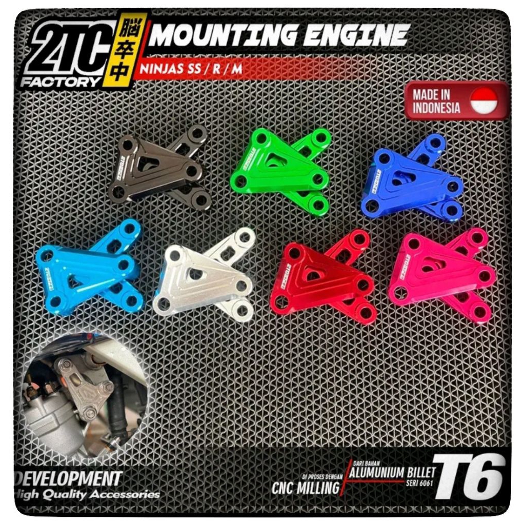 Jual Breket dudukan mesin Ninja R ninja ss ninja M 2tc factory / Breket ...