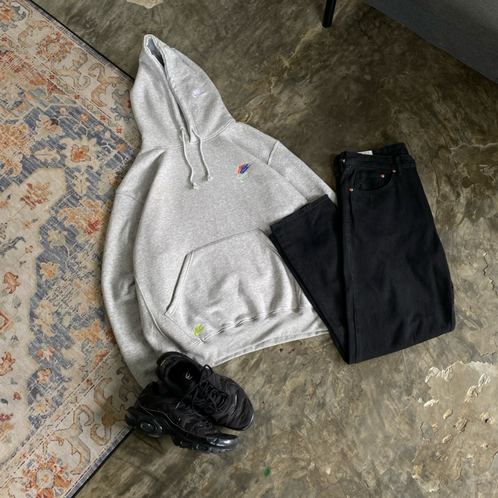 Jual PULL OVER HOODIE NK* SWOOSH MULTIPLE | Shopee Indonesia