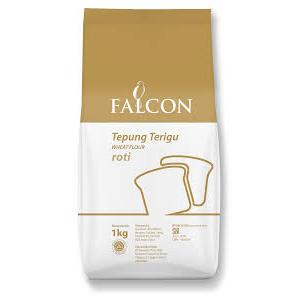 Jual Tepung Terigu Falcon Emas Protein Tinggi Roti | Mie Kemasan 1kg ...
