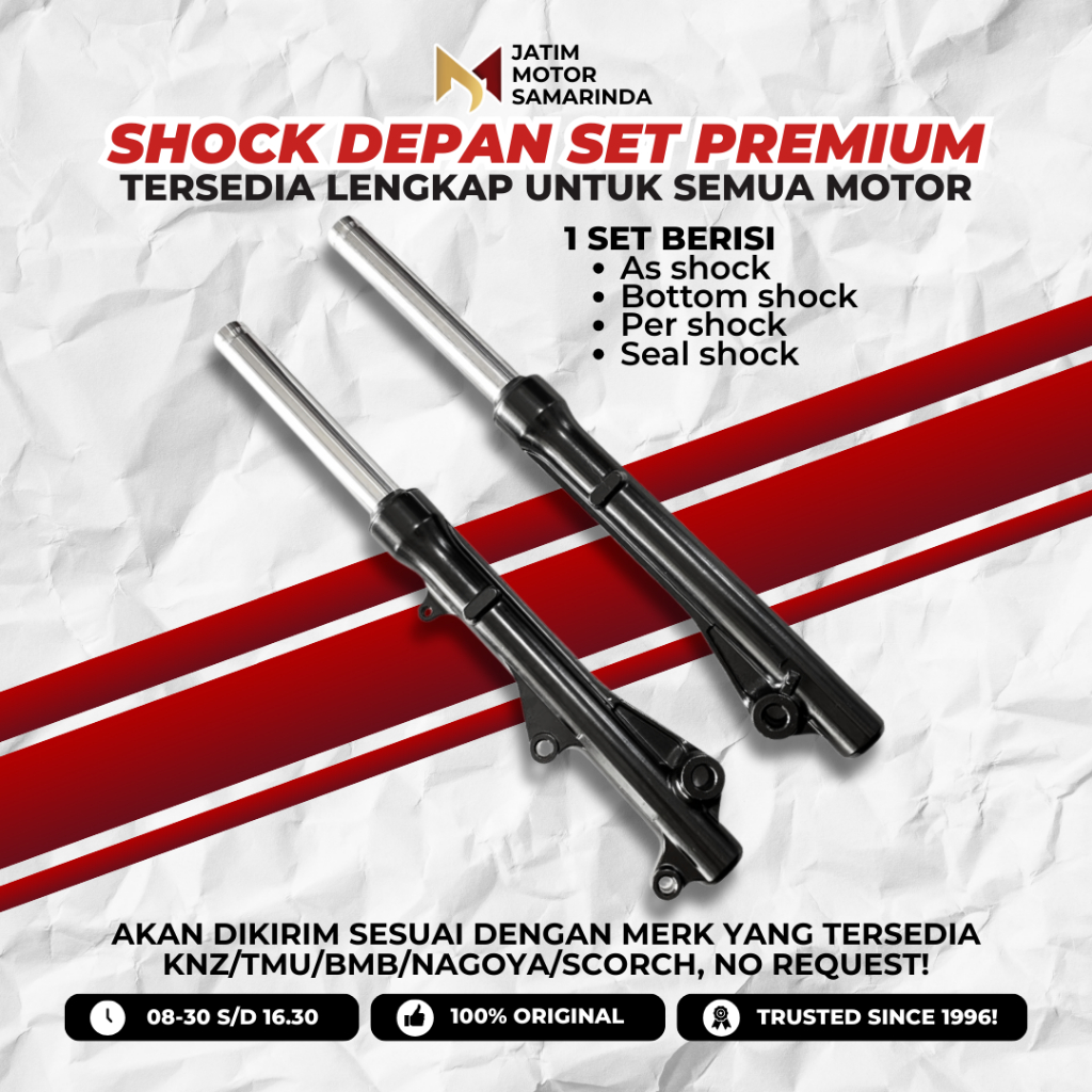 Jual Shock Depan Set Paket Sok Depan Komplit Untuk Beat Scoopy Vario ...