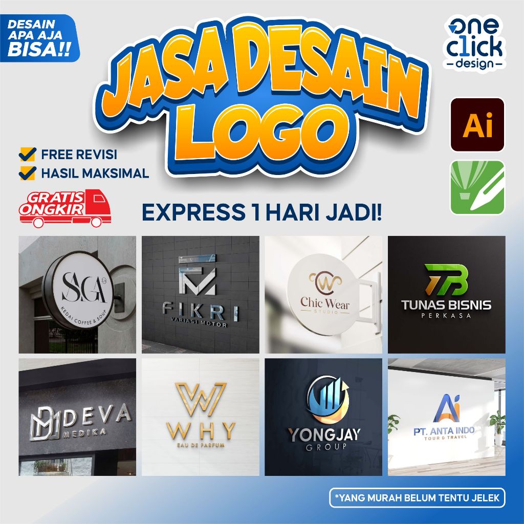 Jual (TERMURAH) Desain Logo Profesional untuk Perusahaan Usaha | Logo ...
