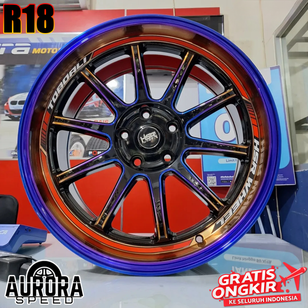 Jual Velg samlong ring 18 lebar 9 mobil Innova Zenix Rush Terios Xpander HRV Civic tipe HSR ...