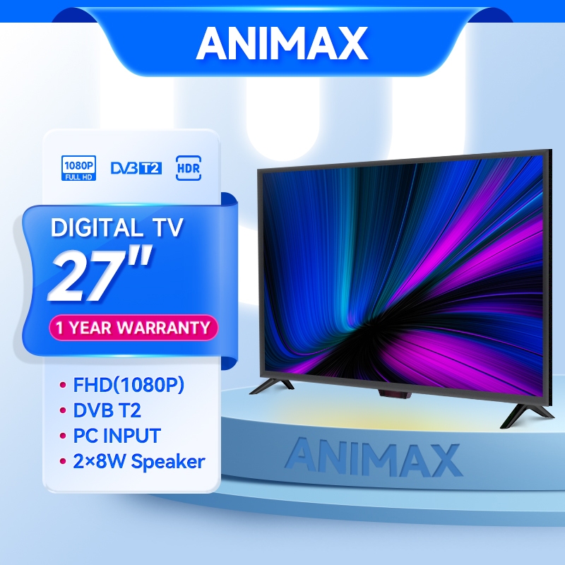 Jual Animax Smart TV 27 Inch TV Digital LED Android 11.0-Youtube-WIFI ...