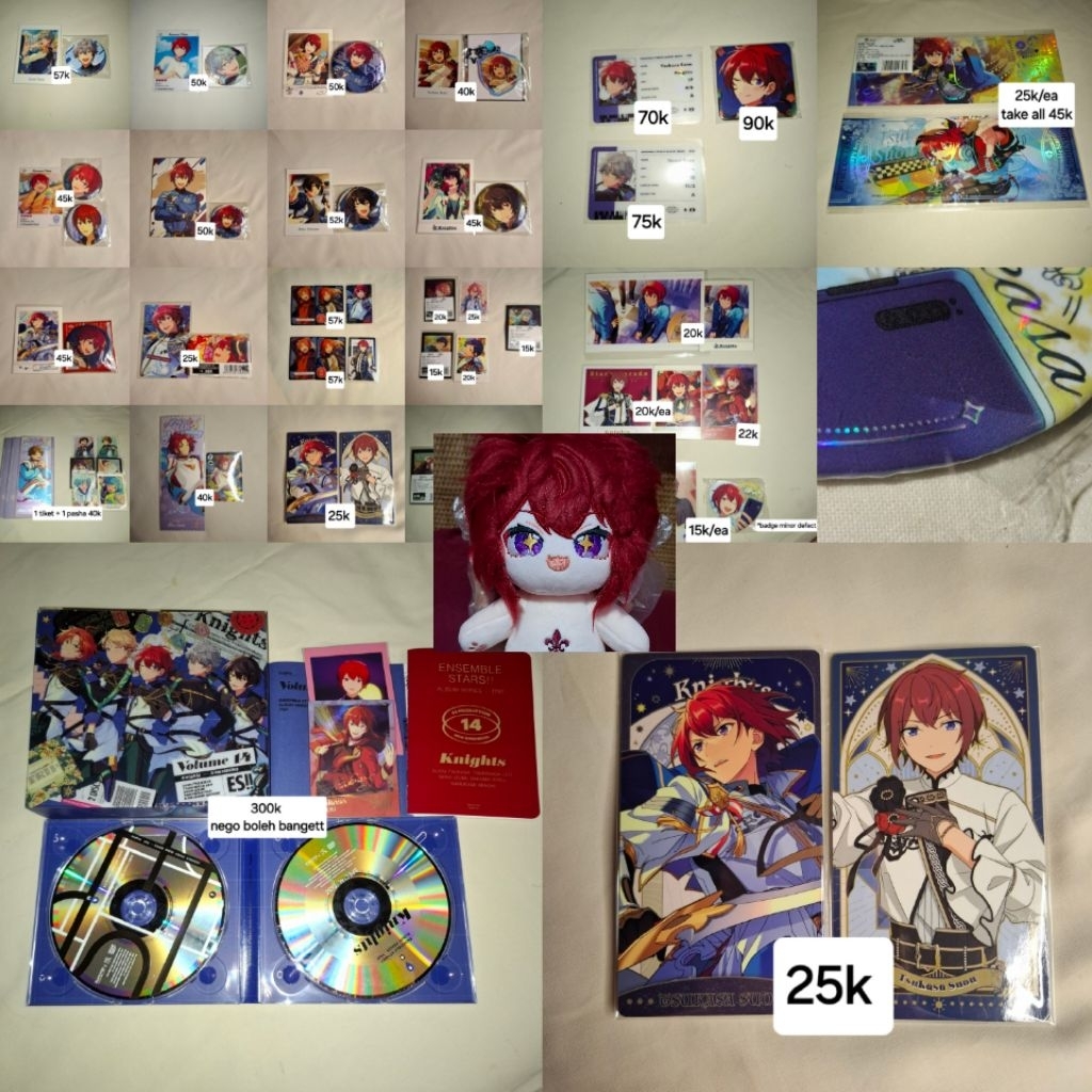 Jual Pasha pashot Ensemble Stars!! enstars knights album, badge ...