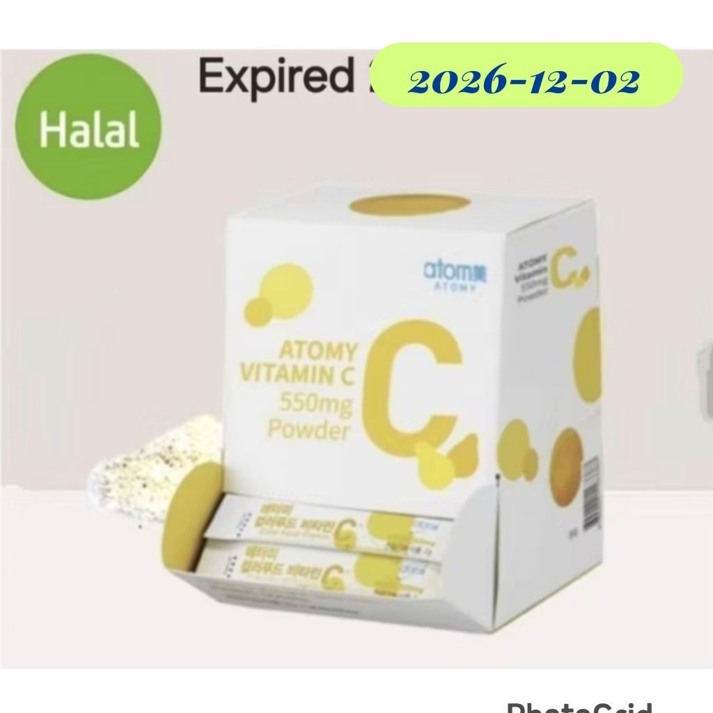 Jual Atomy Vitamin C COLOR FOOD BPOM HALAL(10 sachet ) Expiired 2026-11 | Shopee Indonesia
