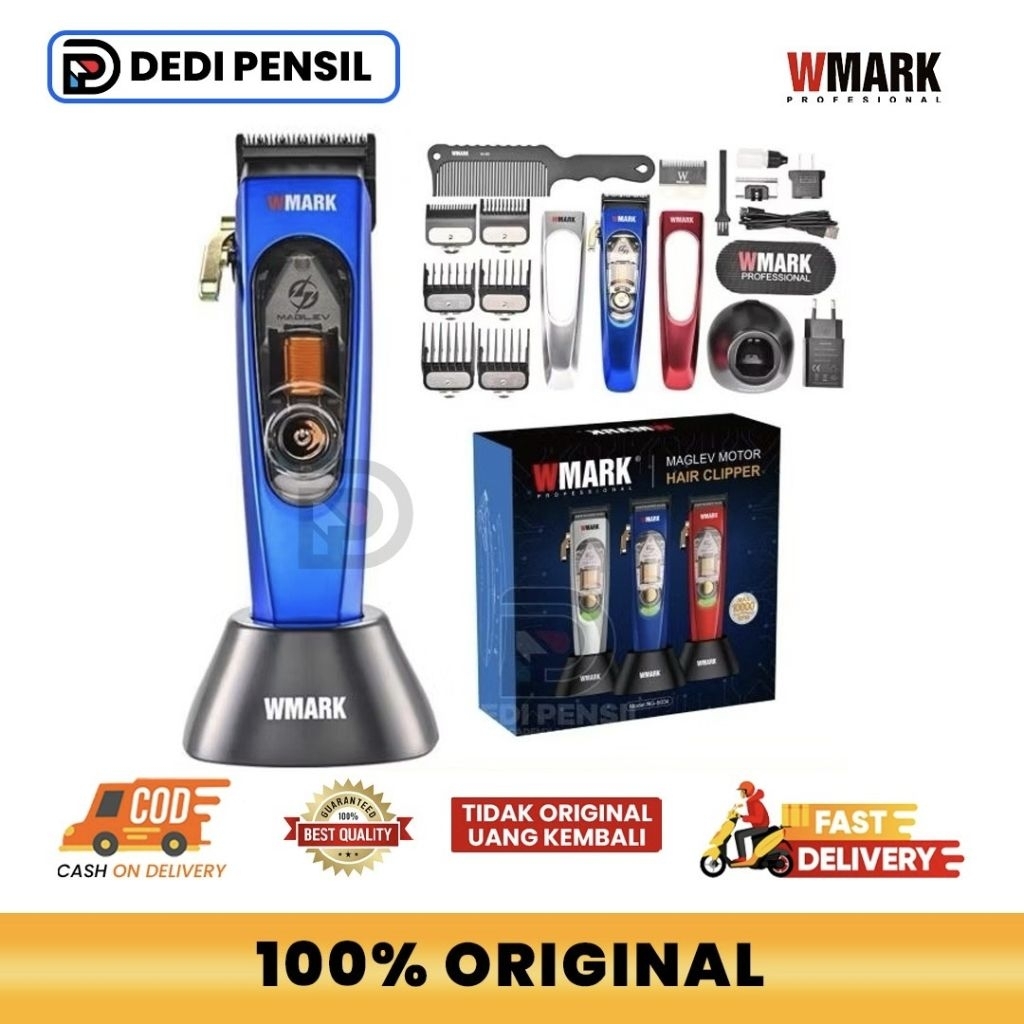 Jual WMARK NG-9004 ORIGINAL MAGLEV MOTOR HAIR CLIPPER 9000 RPM | Shopee ...