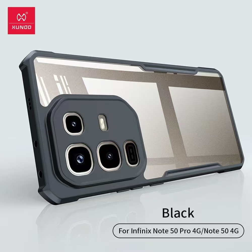 Jual XUNDD Original Case Infinix Note 50 | Note 50 Pro Beetle Series Anti Crack Slim Clear Cover ...