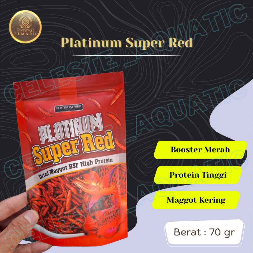 Jual PLATINUM - MAGGOT KERING - SUPER RED-EXTRA CAROPHYL - PROGESS ...