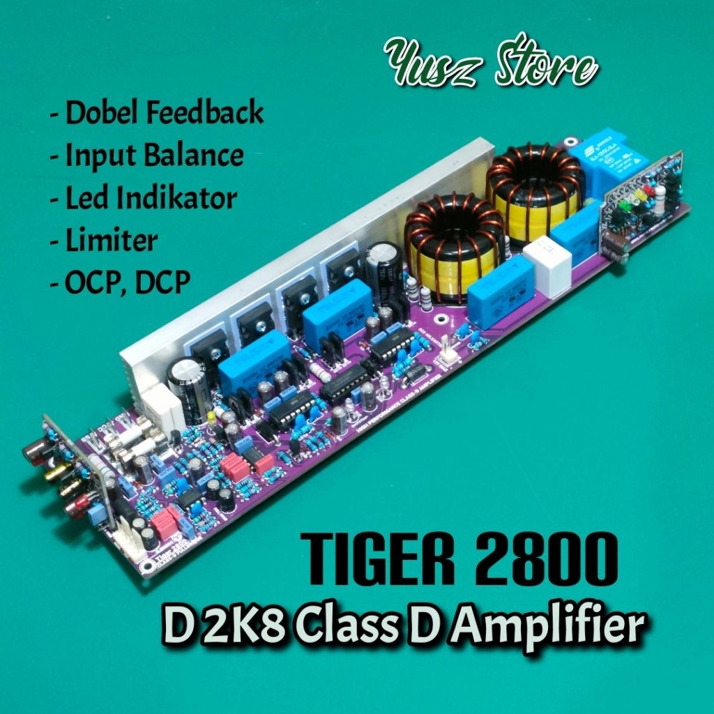 Jual Kit Class D Tiger 2800 D2K8 Fullbridge Power Amplifier 2800w | Shopee Indonesia