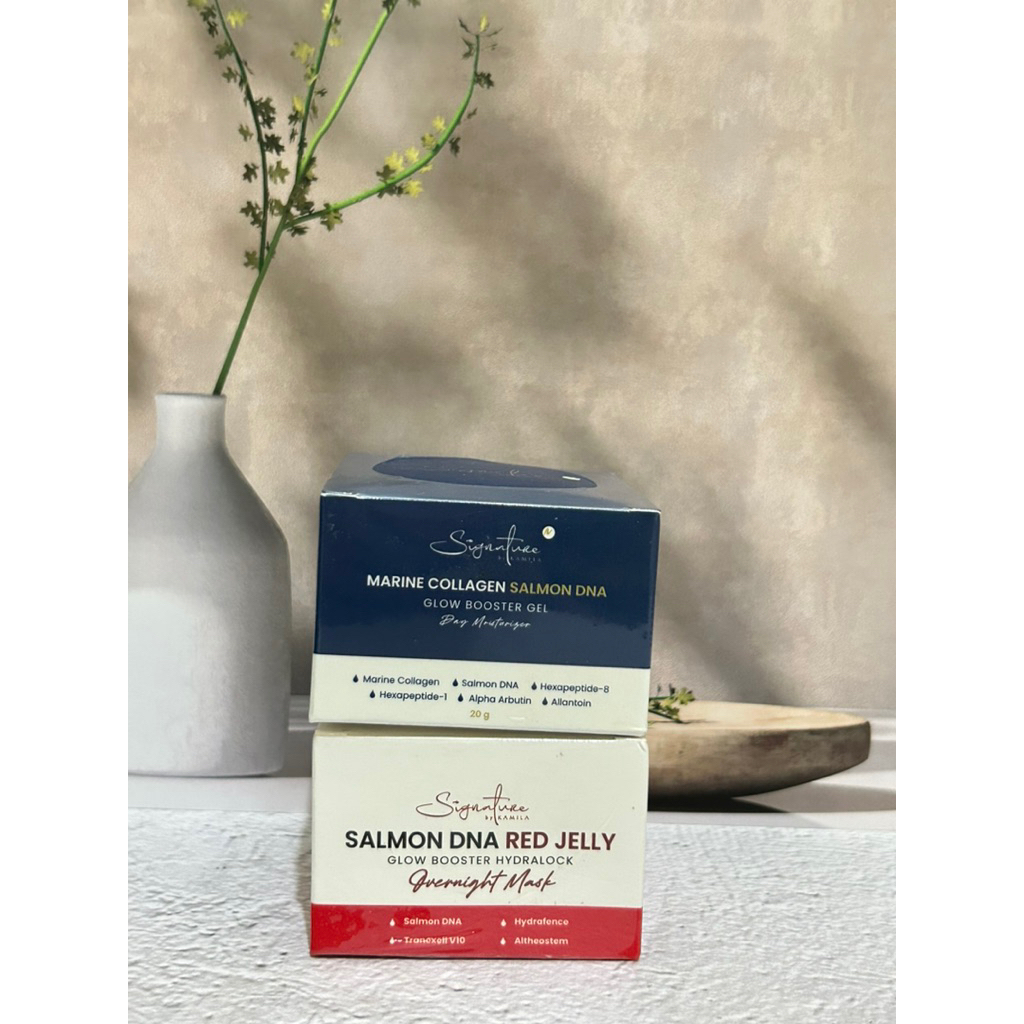 Jual SALMON DNA RED JELLY & MARINE COLLAGEN BY DR KAMILA | Shopee Indonesia