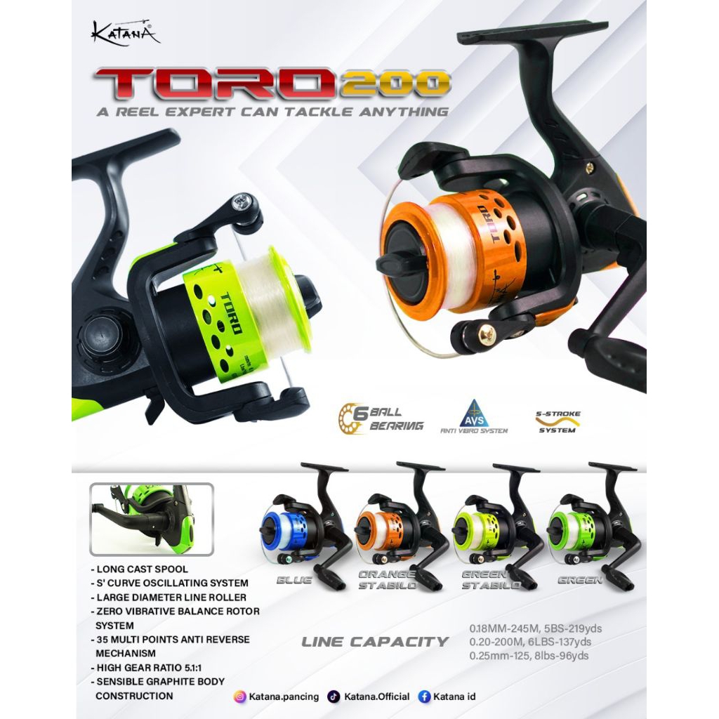 Jual RELL PANCING KATANA TORO DAN HANZO 200 PALING LARIS! | Shopee ...