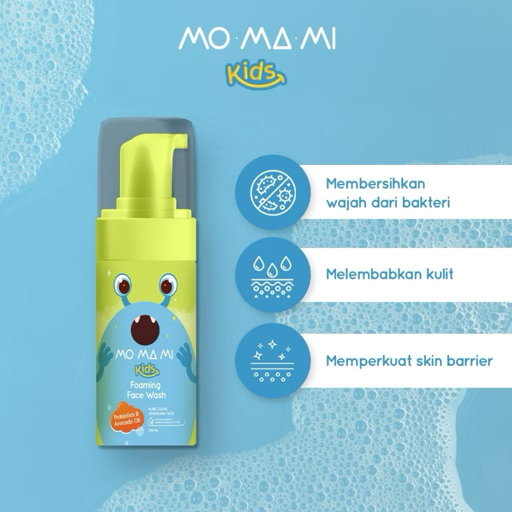 Jual Momami Kids Foaming Facewash 100 ml | Shopee Indonesia