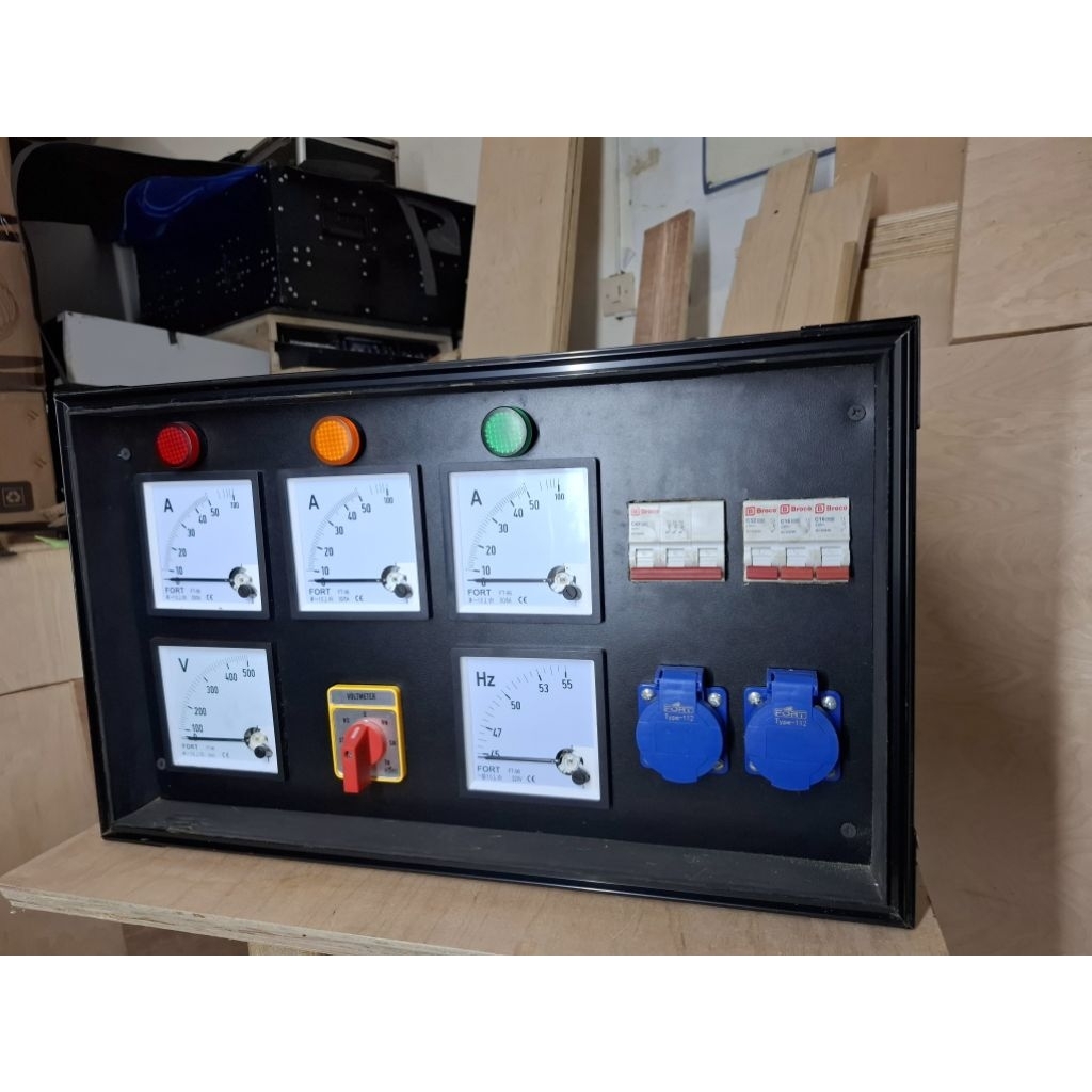 Jual panel 3 phase ukuran 6u warna hitam | Shopee Indonesia