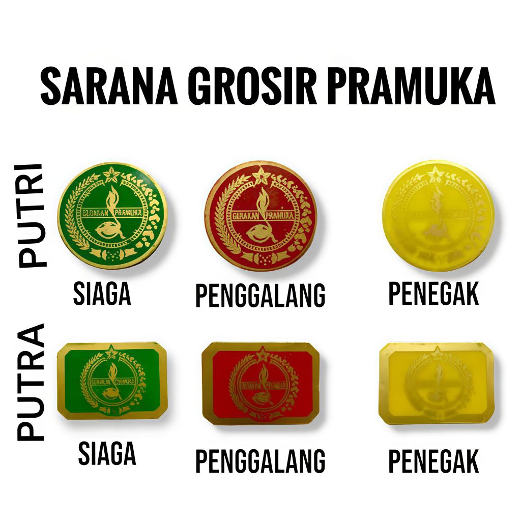 Jual EMBLEM TOPI PRAMUKA/PIN PRAMUKA MIKA | Shopee Indonesia