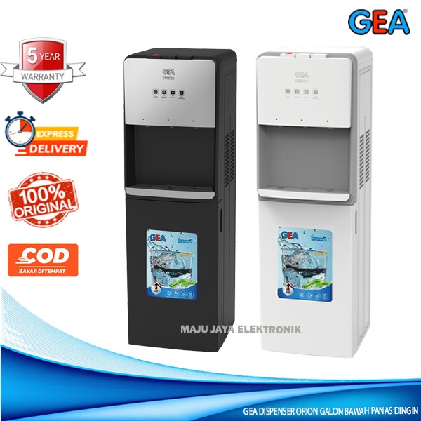 Jual GEA Dispenser Galon Bawah ORION Kompresor Panas, Dingin dan Normal ...