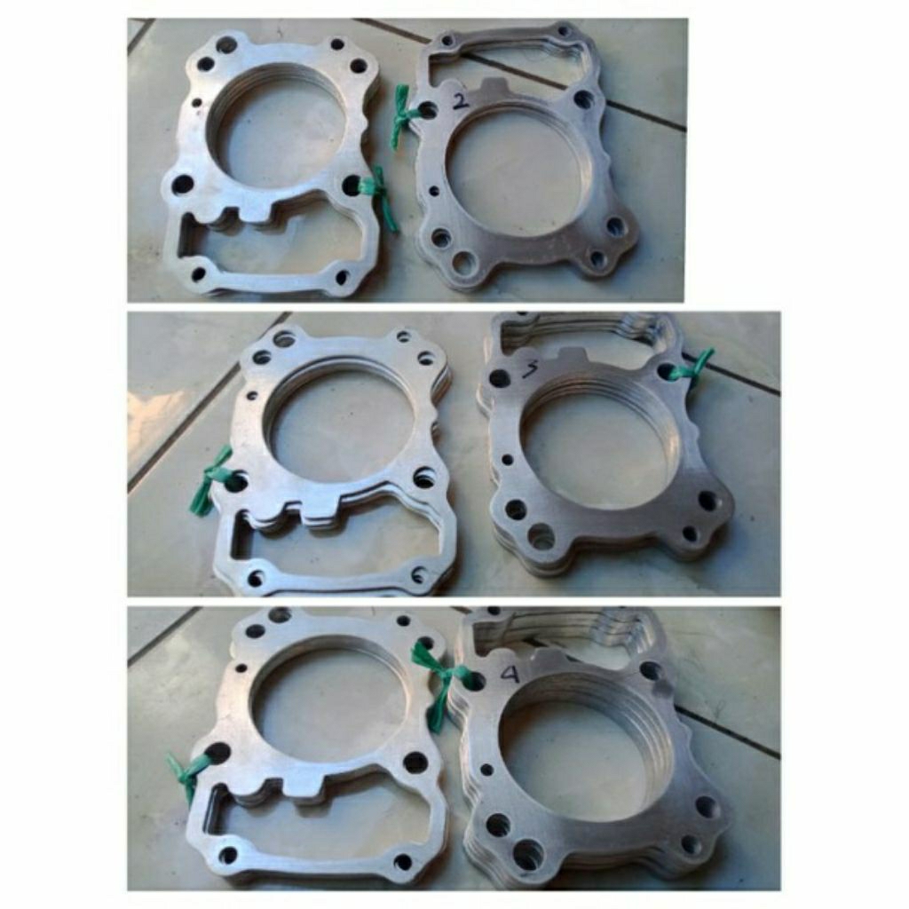 Jual Gasket packing Block cb150r new facelite pack cb K56 1mm 2mm ...
