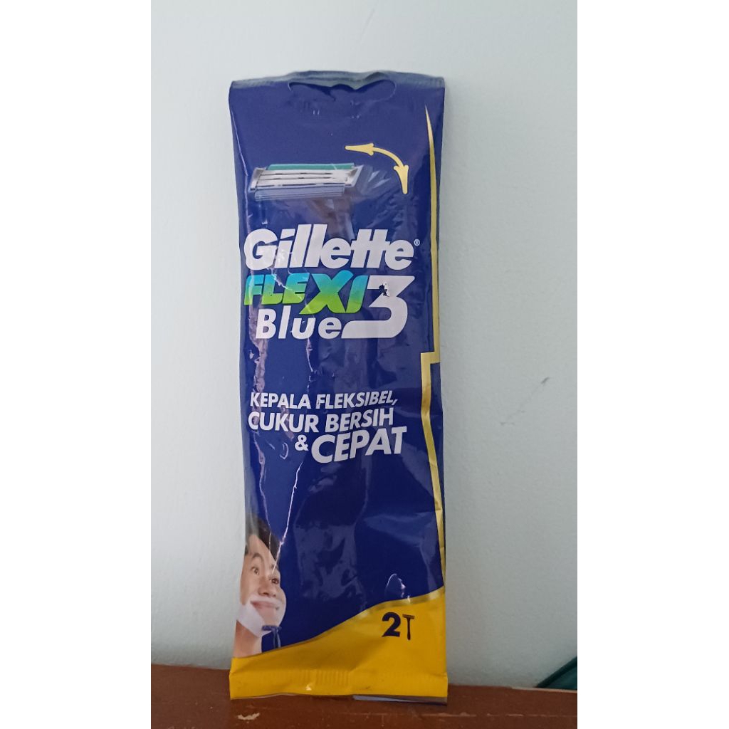 Jual Gilette flexy blue 3/flexy 2/flexy 3 guard (TANPA KEMASAN) | Shopee Indonesia