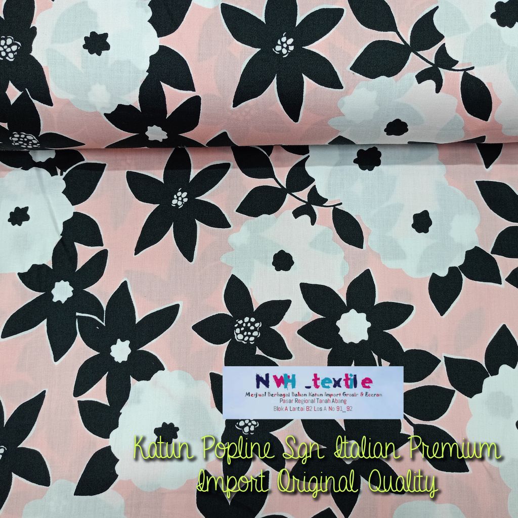 Jual KAIN KATUN POPLINE SGN- WORLDWIDE PREMIUM IMPORT ORIGINAL | Shopee ...