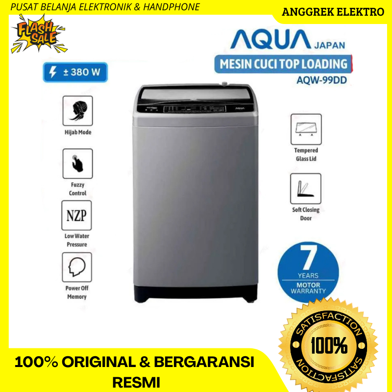 Jual MESIN CUCI AQUA 1 TAB 99DD 9 KG GARANSI RESMI | Shopee Indonesia