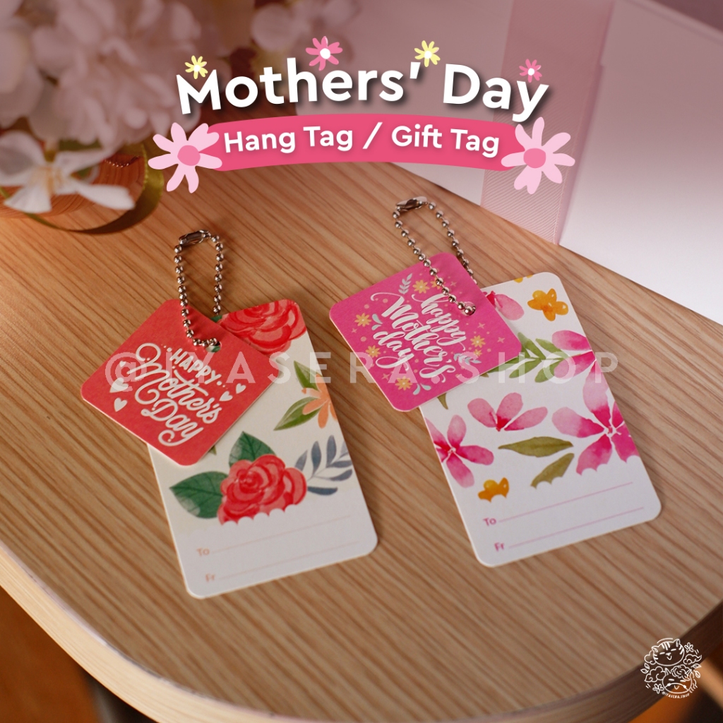 Jual Mother's Day Hari Ibu Hang Tag / Gift Tag / Kartu Ucapan Cantik ...