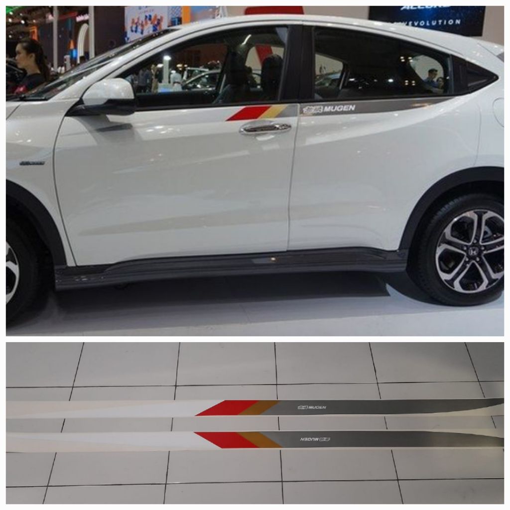 Jual List body stiker Honda HRV Mugen tahun 2017 - 2020 / List body ...
