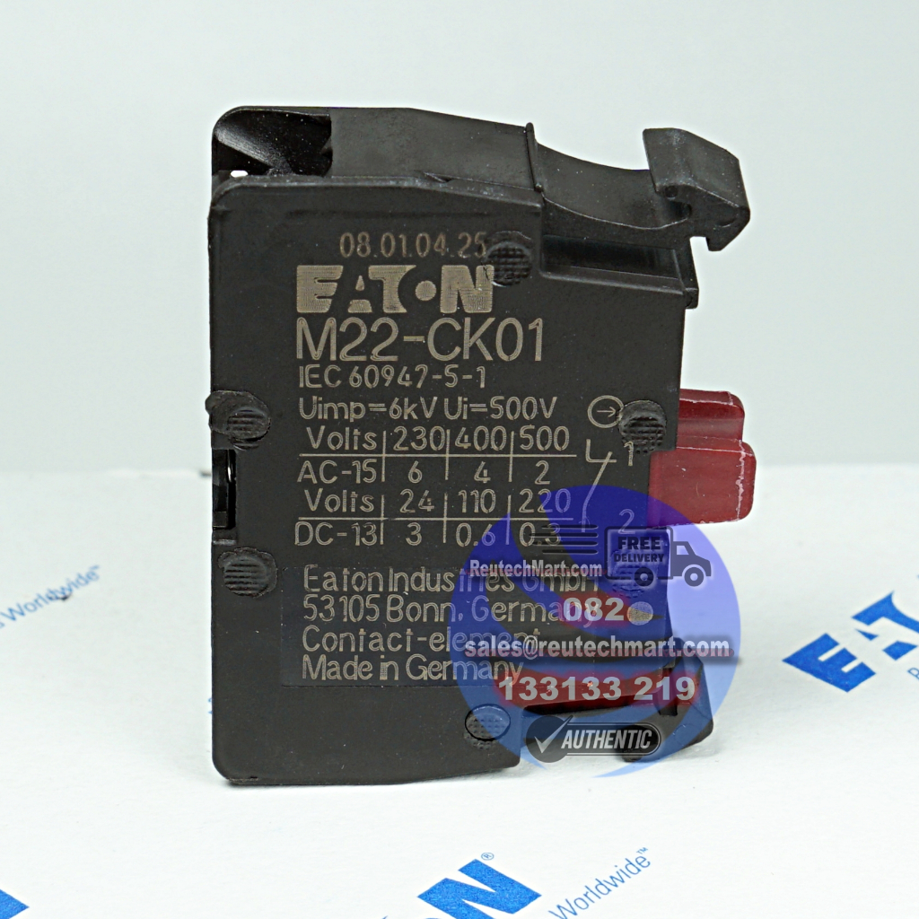 Jual Eaton M22-CK01 Contact Block Eaton Moeller 1NC | Shopee Indonesia