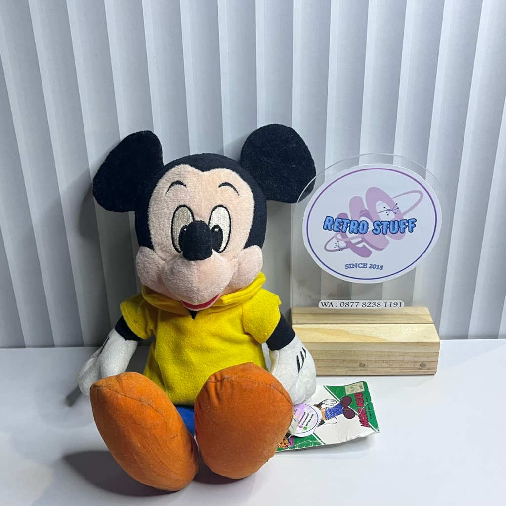 Jual Boneka Disney Mickey Mouse 29 Cm Original Sega 1996 Japan | Shopee ...