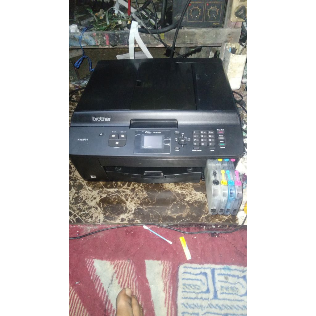 Jual printer brother mfc-J430w multi fungsi normal siap pakai | Shopee ...