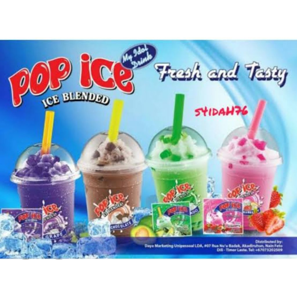 Jual POP ICE ALL VARIAN RASA/Pop ice renteng isi 10sachet | Shopee ...